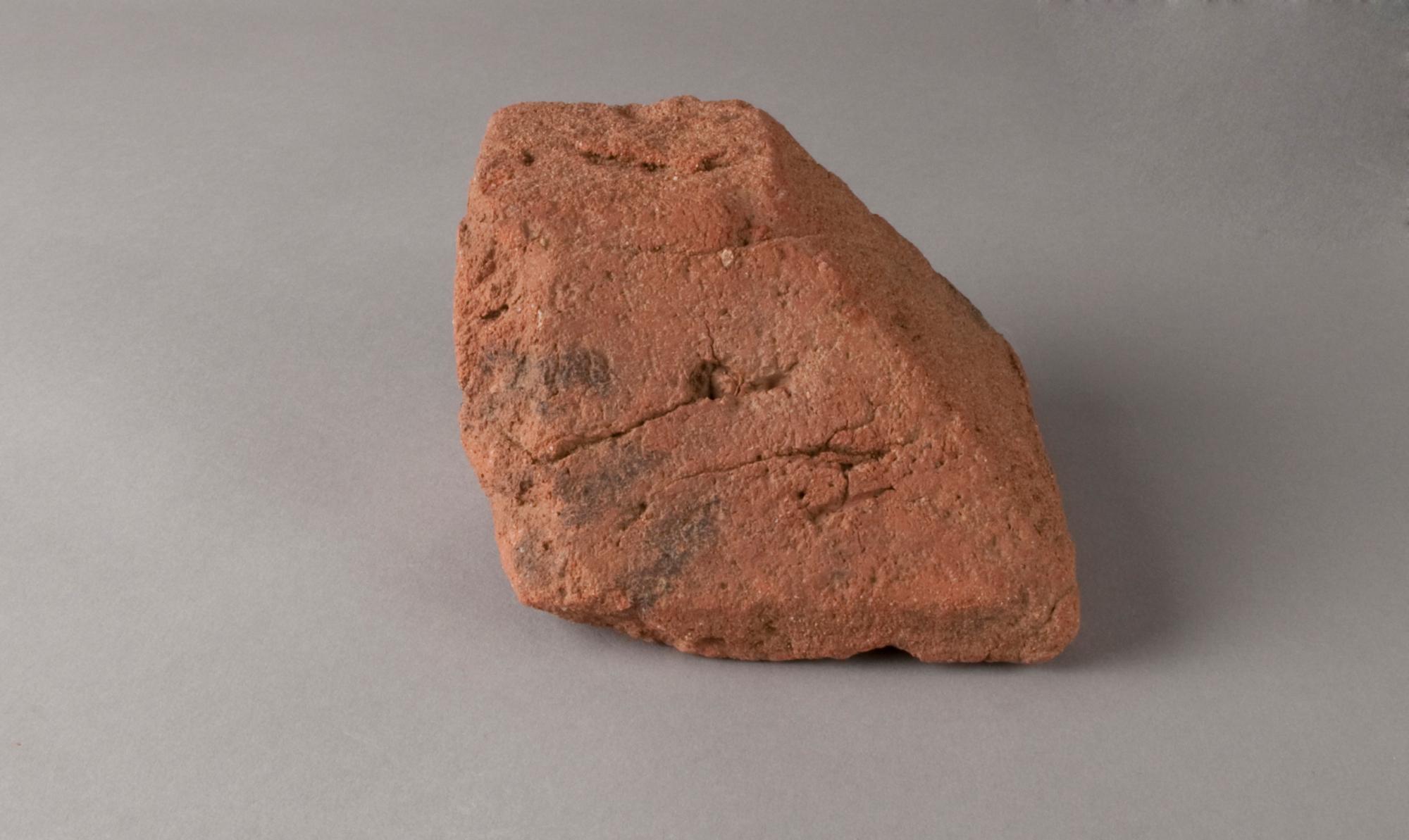 Handmade water table brick corner. | George Washington's Mount Vernon