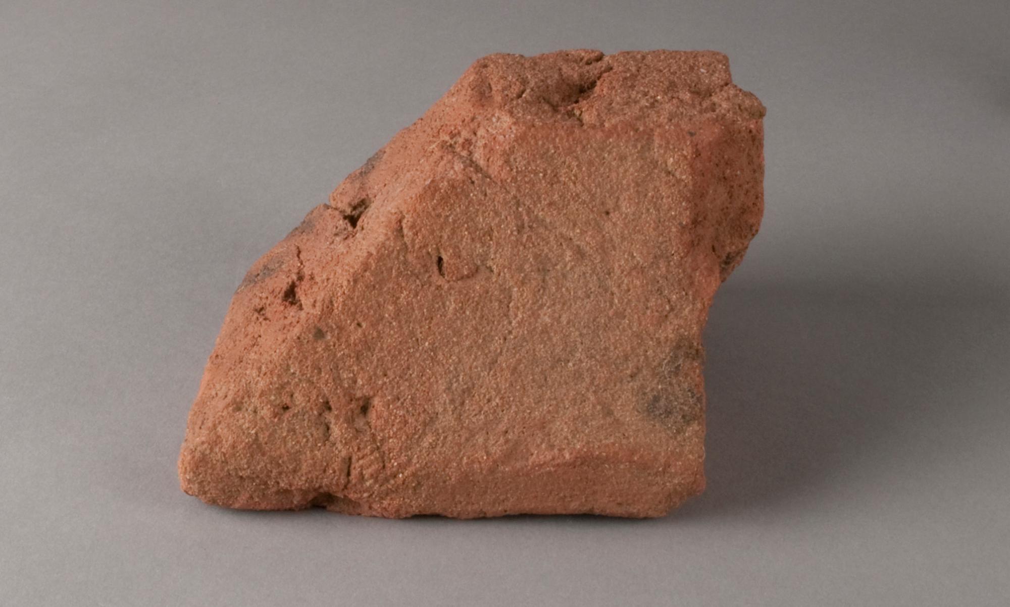 Handmade water table brick corner. | George Washington's Mount Vernon