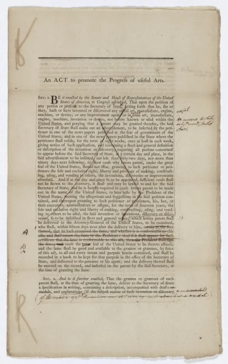 Patents | George Washington's Mount Vernon